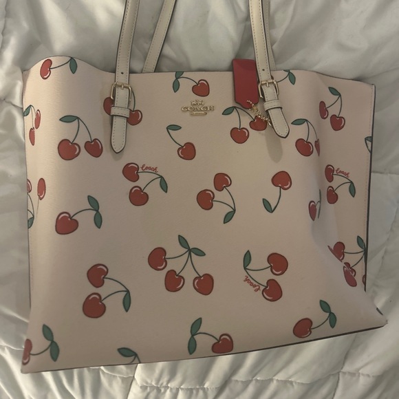 Coach | Bags | Coach Cherry Tote | Poshmark